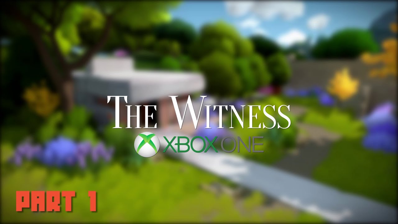 Let's Play THE WITNESS - Xbox One Part 1 - YouTube
