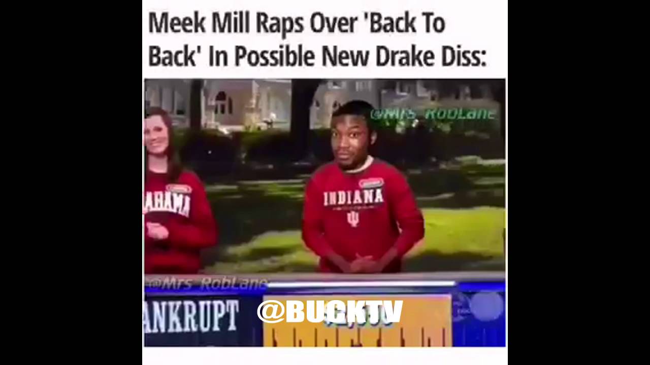 Drake Vs Meek Mill. Meek Mill Raps over Back To Back! - YouTube