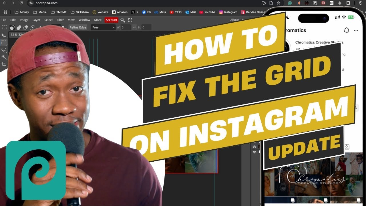 How to create SEAMLESS 3 post Instagram banners with NEW 2025 grid ...