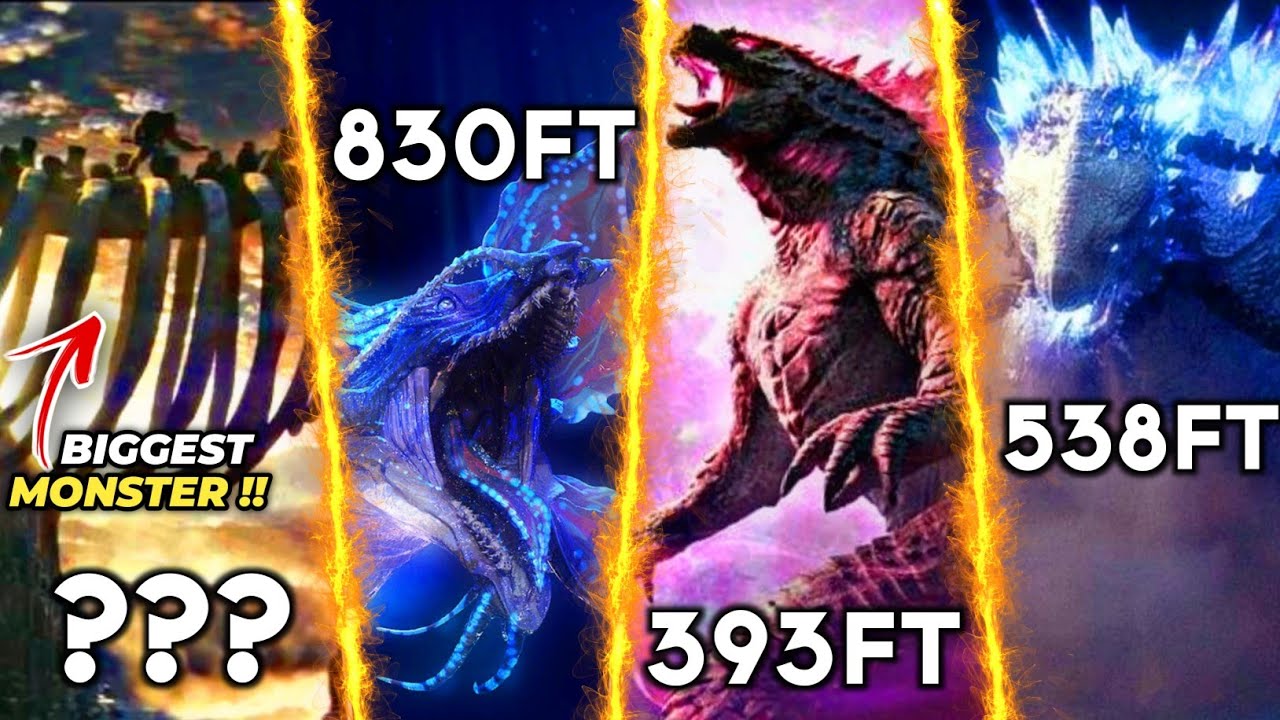 Top 5 BIGGEST MONSTERS in Monsterverse Explained - YouTube