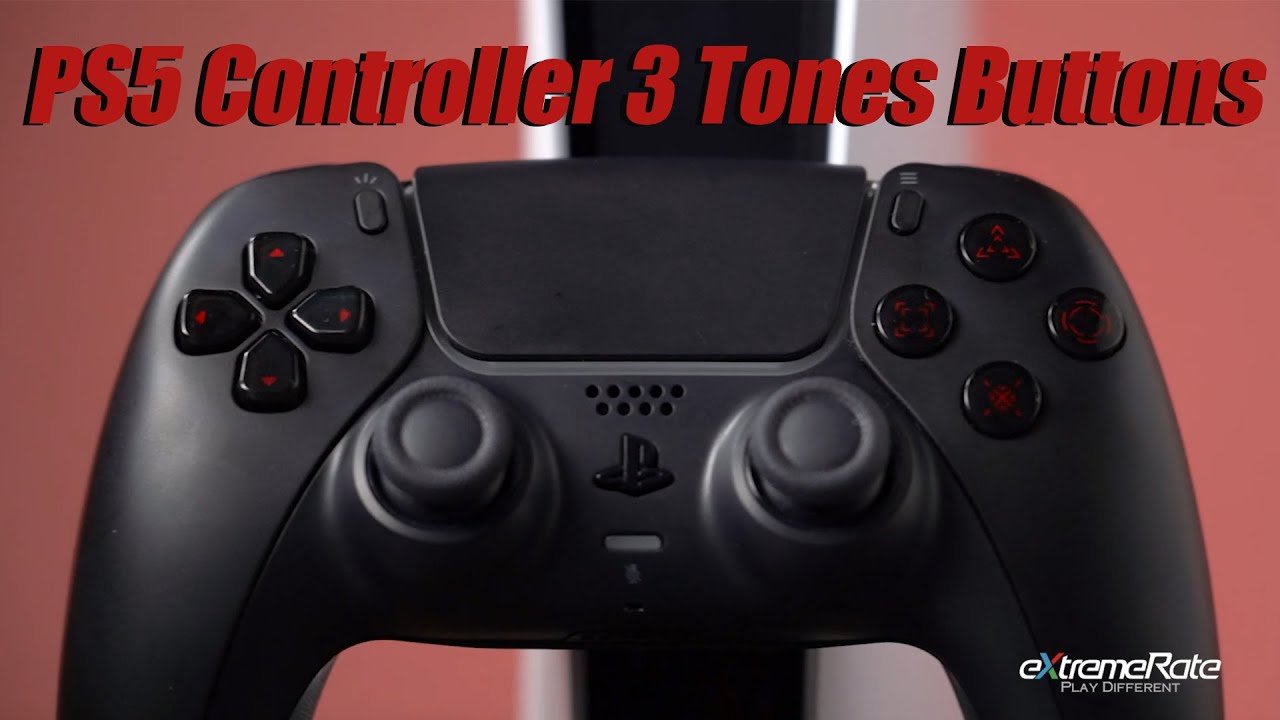 eXtremeRate PS5 Controller 3 Tones Buttons Set Installation - YouTube