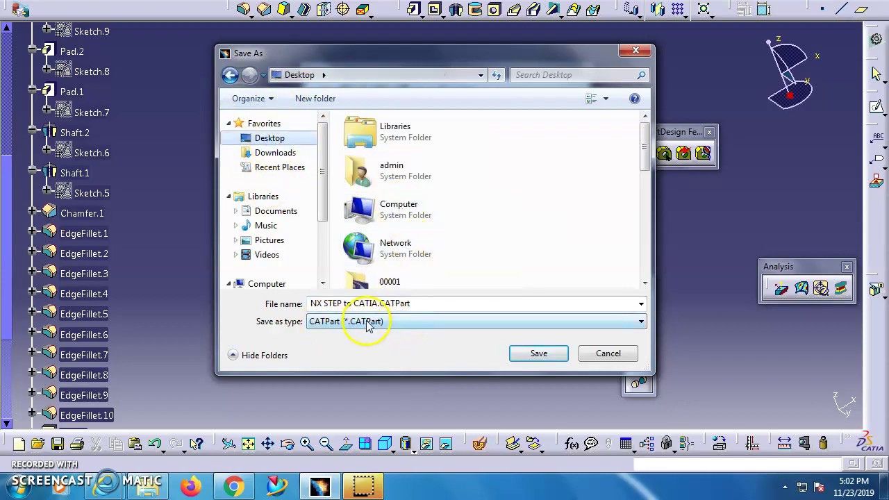 Feature Recognition in Catia V5 - YouTube