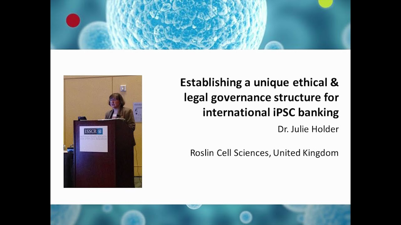 A unique Governance Structure for International iPSC Banking - YouTube