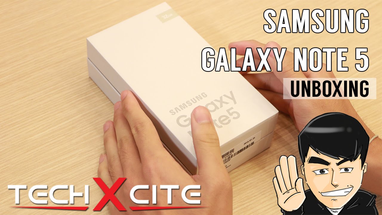 Unboxing : Samsung Galaxy Note 5 [TH/ไทย] - YouTube