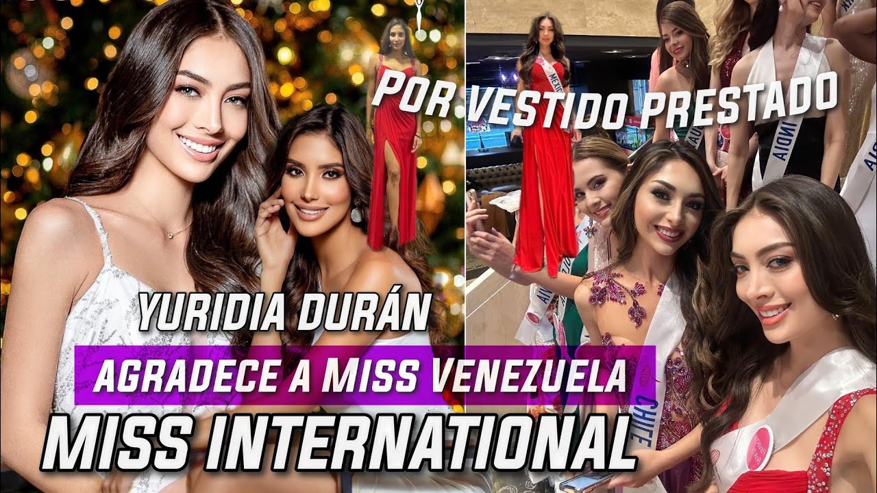 Miss International 2022 - Yuridia Durán cuenta lo que pasó con su ...