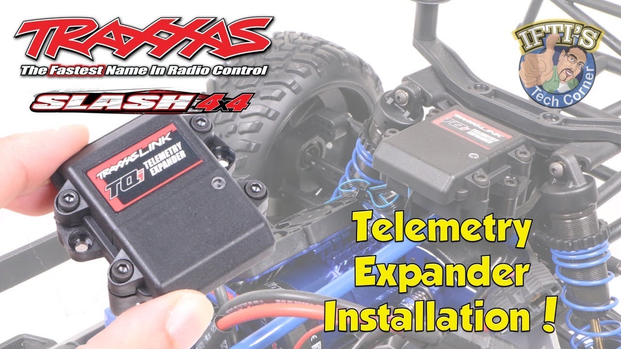 #17 Traxxas Slash 4X4 : Telemetry Expander 6550 & Mounting Kit 6555 ...