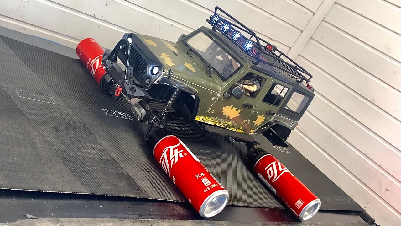 Rc Car With Coca-Cola Cans Wheels! - YouTube