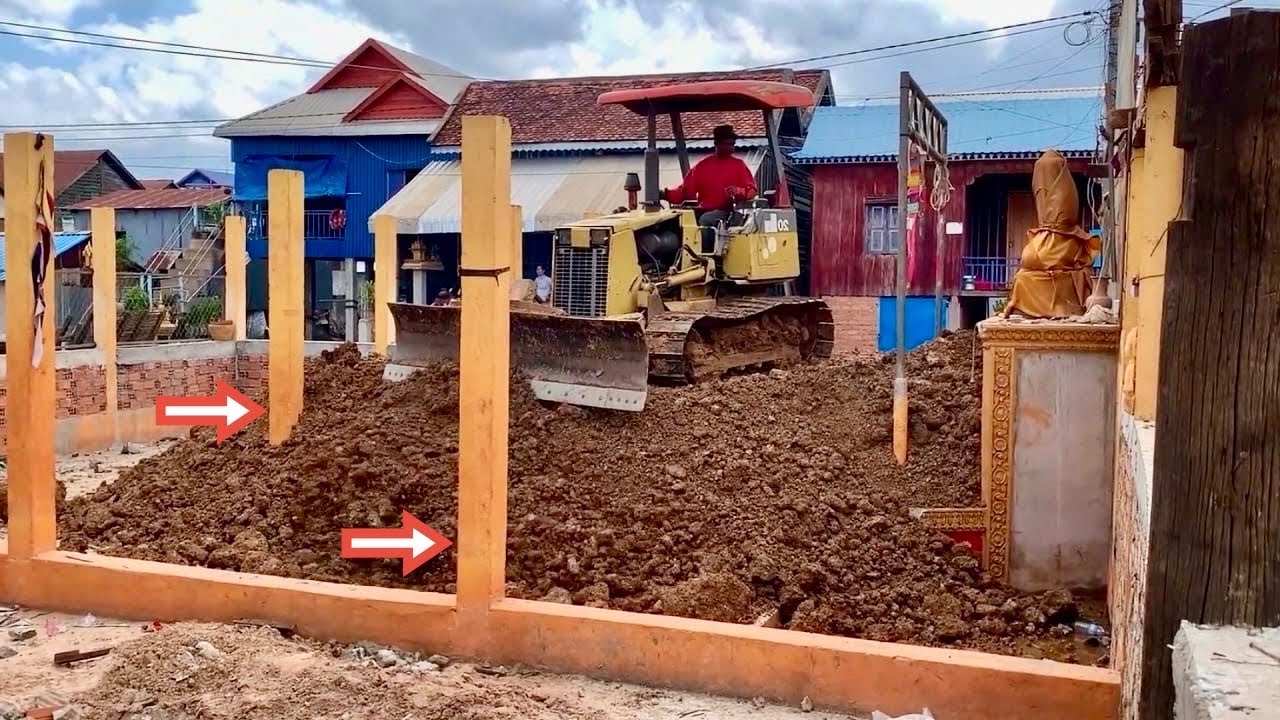 Good project with great skill bulldozer drive pushing in skill speed ...