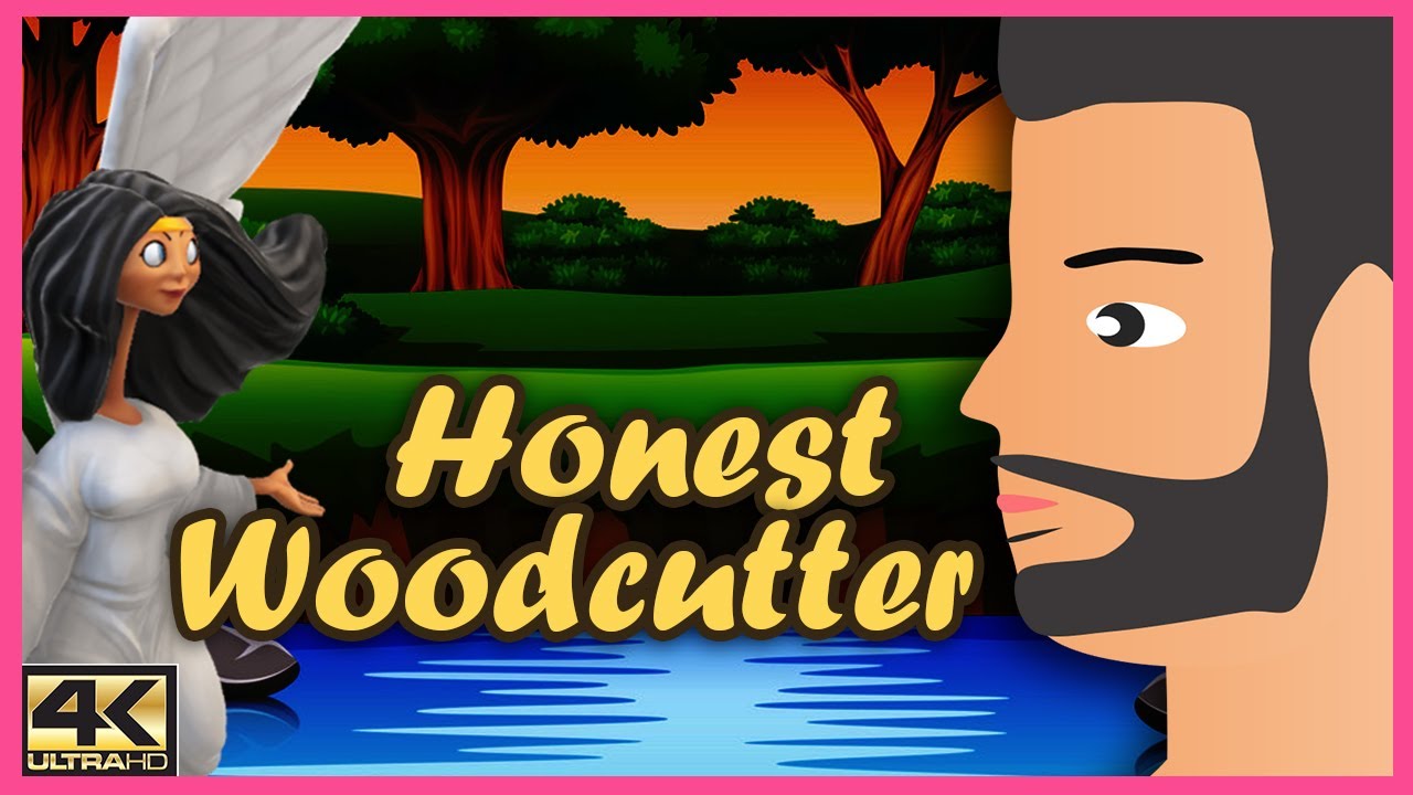 The Honest Wood Cutter || Golden Axe Story Bedtime ENGLISH Moral ...