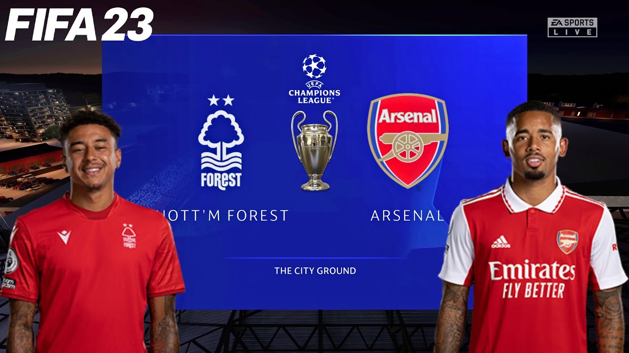 FIFA 23 | Nottingham Forest vs Arsenal - Champions League UCL - PS5 ...