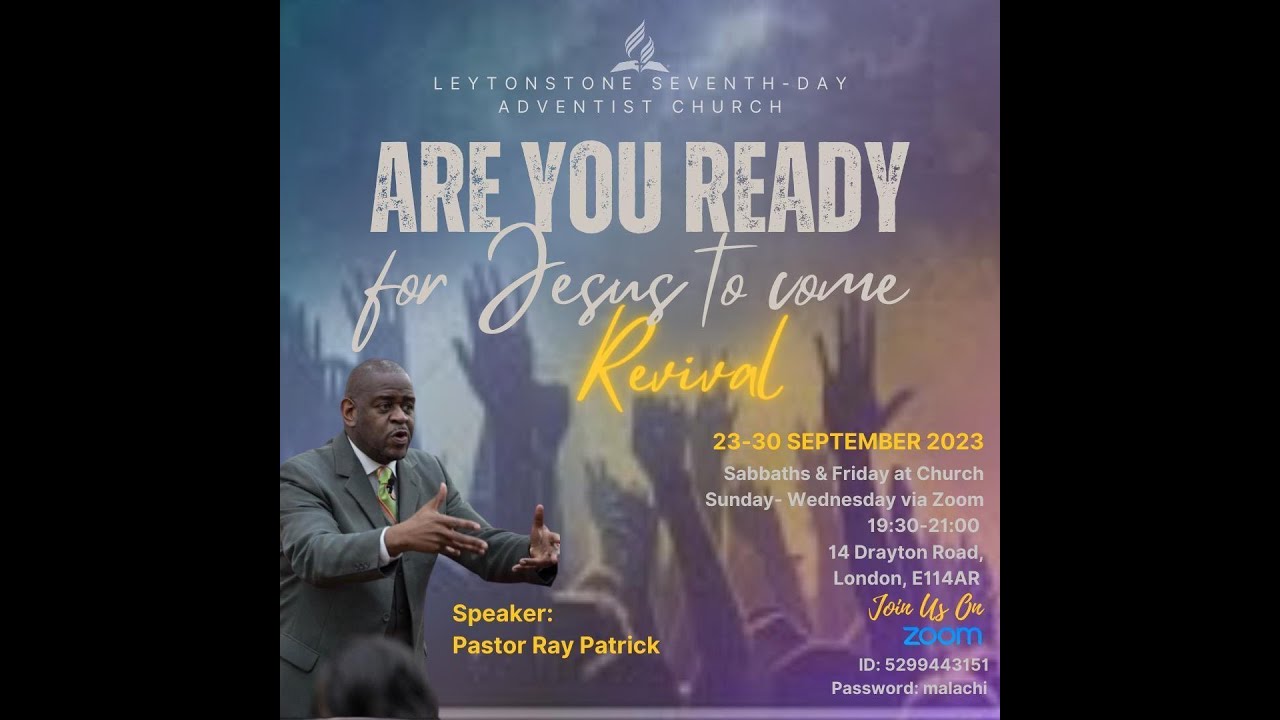 Leytonstone SDA Church. Pastor Ray Patrick-Ghosting the Holy Ghost ...