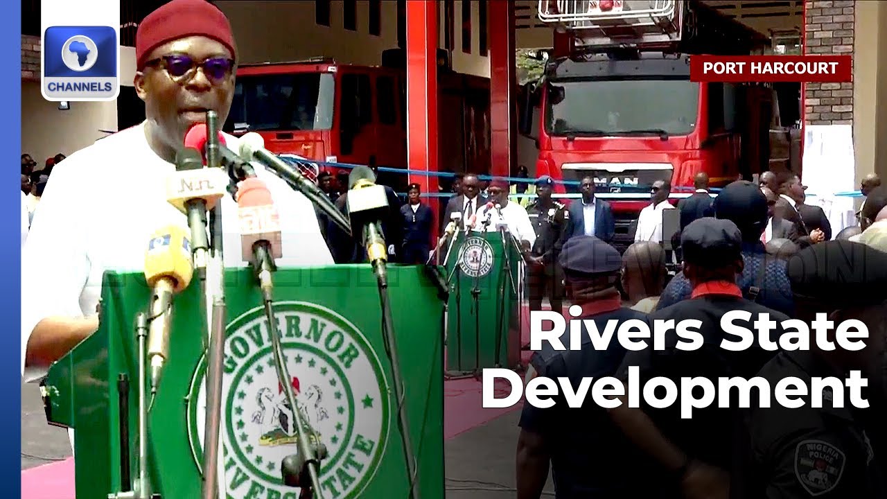 Gov Fubara Commissions State Fire Service HQ, Firetrucks | Live - YouTube