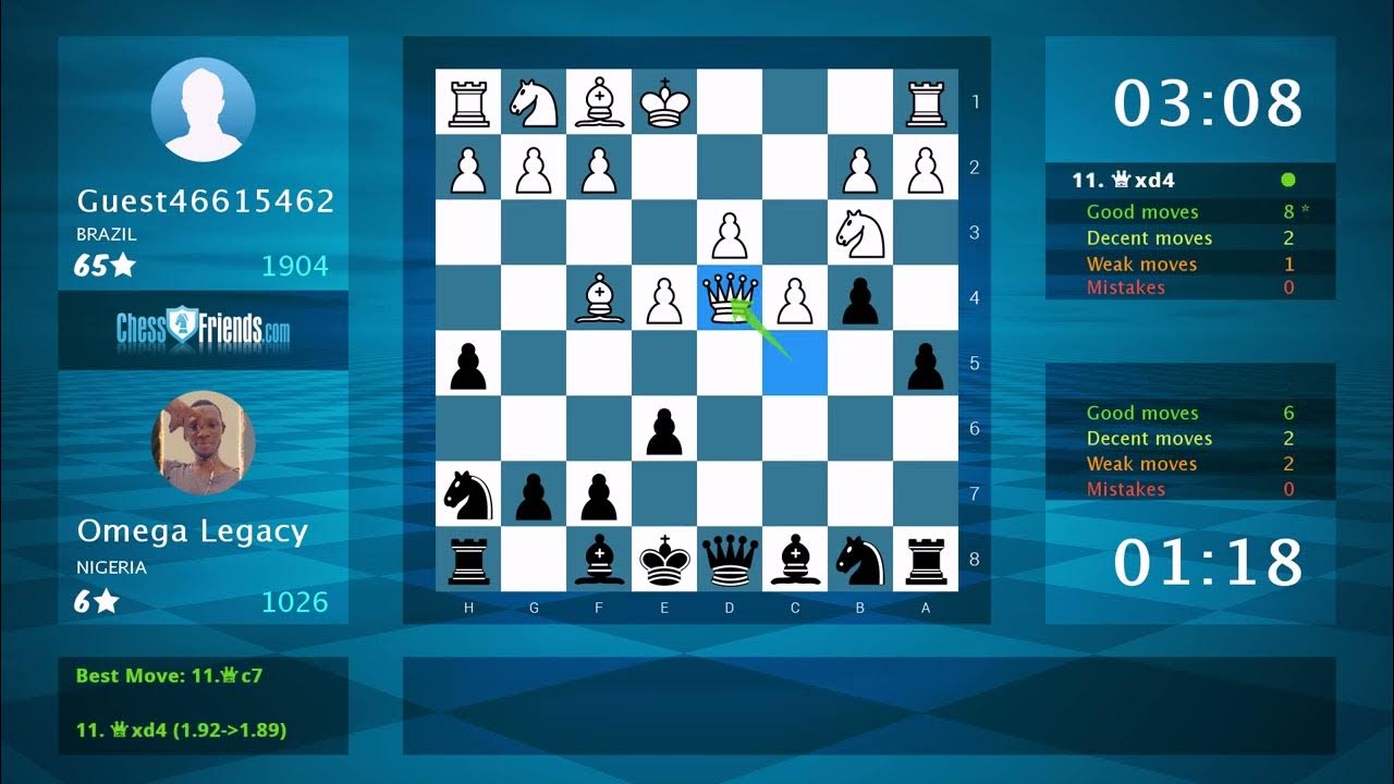 Chess Game Analysis: Guest46615462 - Omega Legacy, 1-0 (By ChessFriends ...