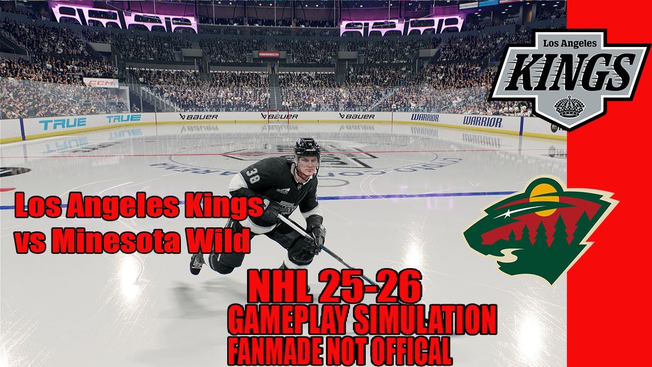 Los Angeles Kings vs Minnesota Wild | NHL 25–26 Gameplay Simulation ...