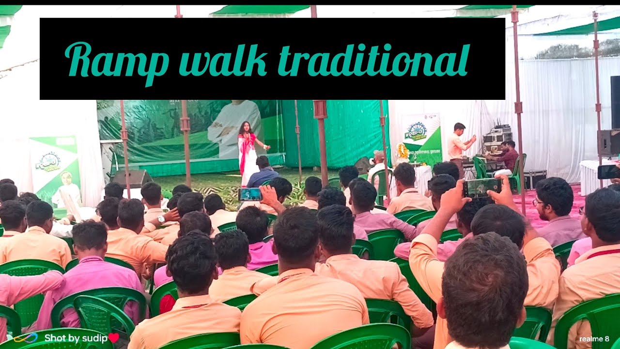 ramp walk traditional custom of students at govt college sundargarh # ...
