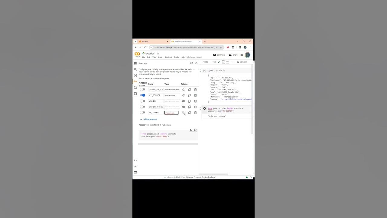 Hugginface Hub Autologin with Google Colab secrets - YouTube