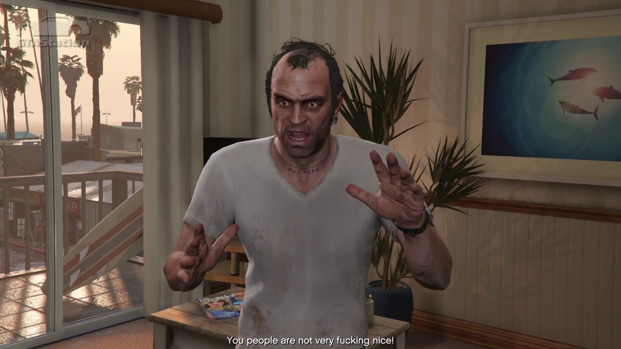 Did Trevor kill Floyd & Debra? [GTA V Quotes] "You people are not very ...