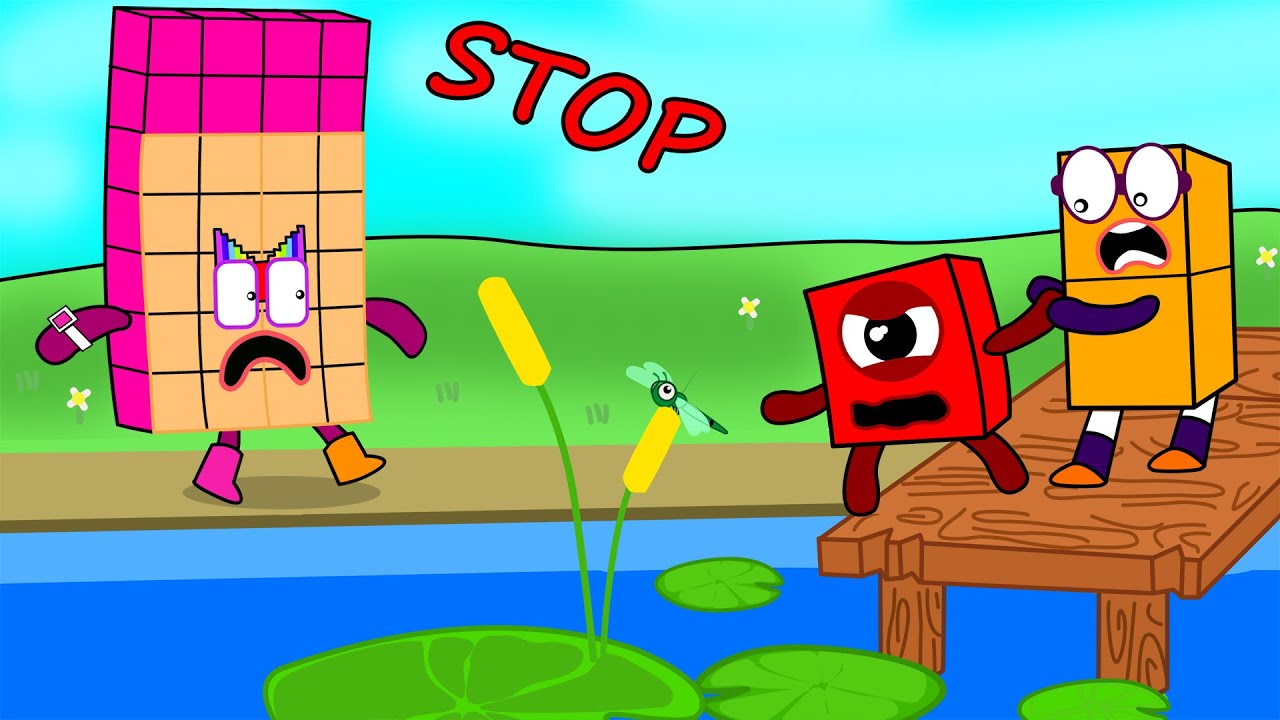 Numberblocks 1! Be careful of danger | Numberblocks fanmade Coloring ...