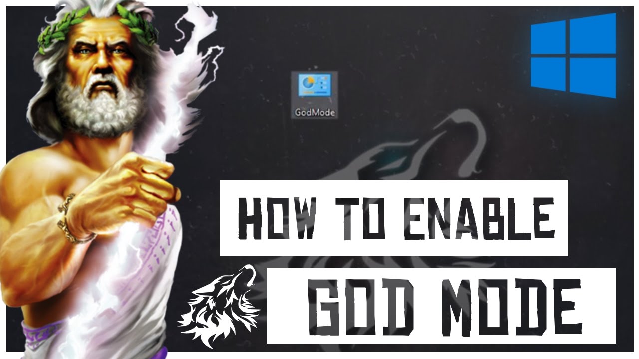 How to Enable God Mode in Windows 10 - YouTube