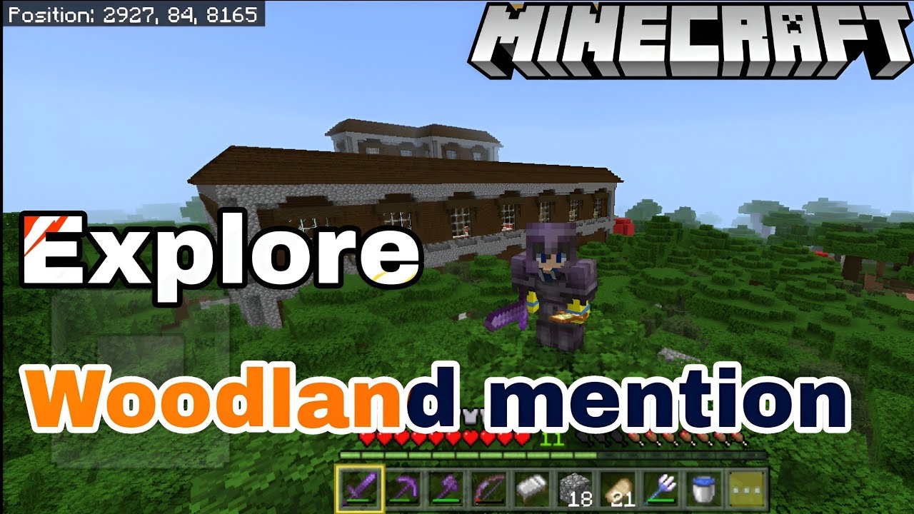 Explore Woodland Mansion in Minecraft #15/Minecraft - YouTube