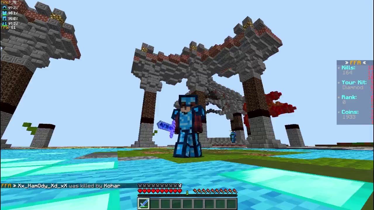Minecraft Pvp FFA Servers - YouTube