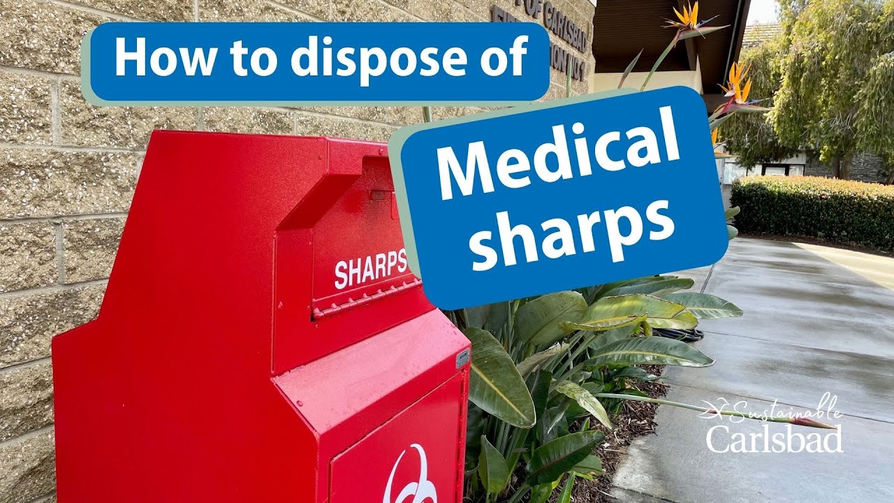 How to dispose of medical sharps - YouTube