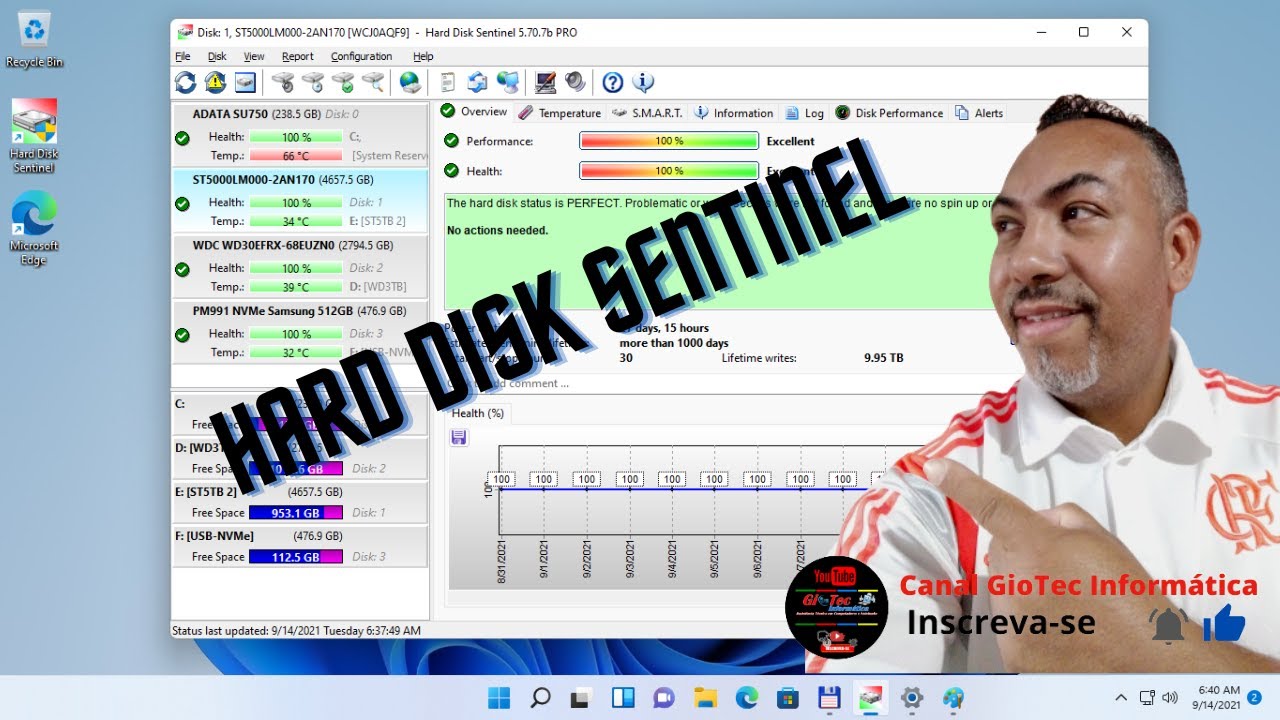 Hard Disk Sentinel 5.1 - O Melhor Programa Para Monitorar HD e SSD ...