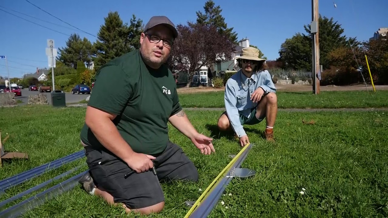 Fast-Rack GMX 2 Tier Solar Ground Mount - Leg Kit Assembly - YouTube