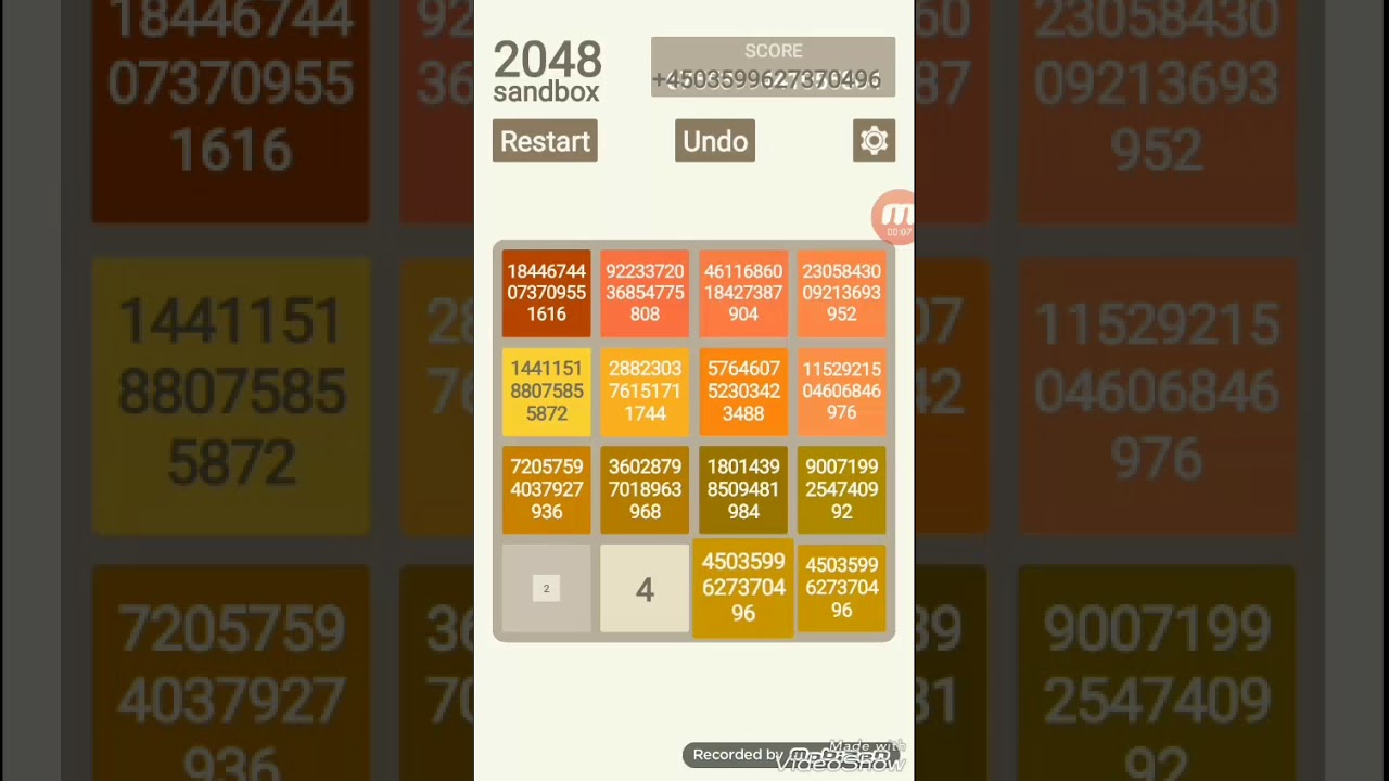 2048 Sandbox
