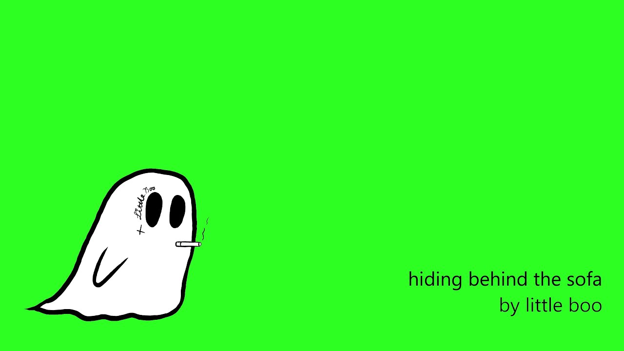 little boo - hiding behind the sofa - YouTube