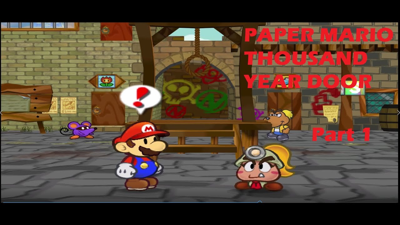 Is That a Noose?- Paper Mario Thousand Year Door- Episode 1 - GameCube ...