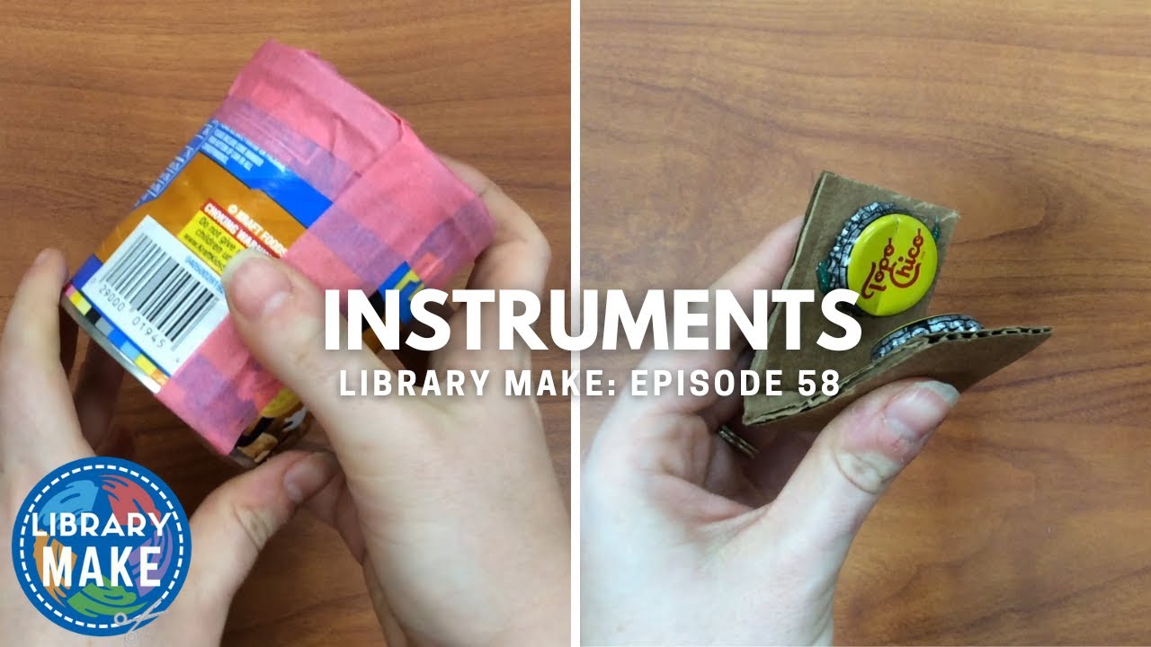 DIY Literacy: Instruments (LIBRARY MAKE) - YouTube