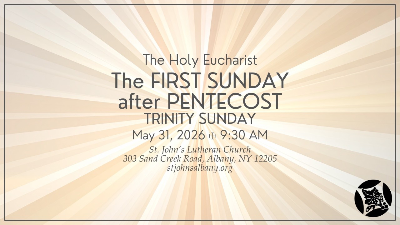 The First Sunday after Pentecost: Trinity Sunday - YouTube