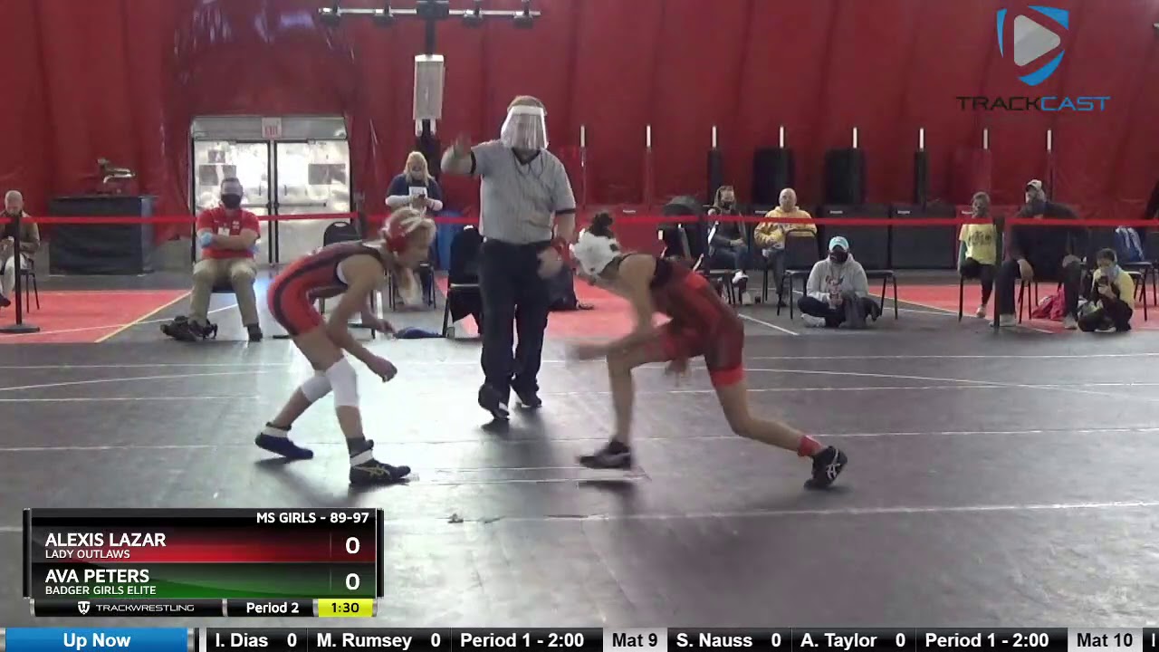 USAW TOA Club Duals HS Boys/1020 MS Girls 89-97 Ava Peters Badger Girls ...