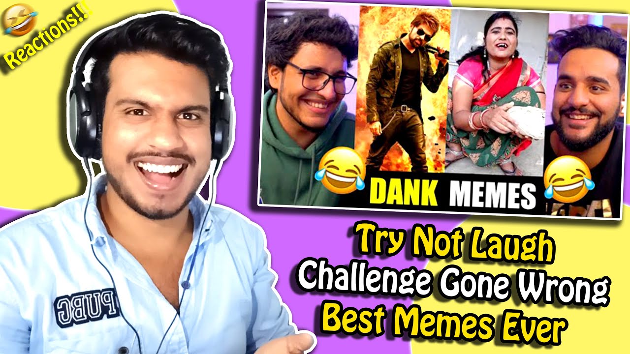 Try Not To Laugh Challenge vs My Brother (Dank People Memes) Reaction ...