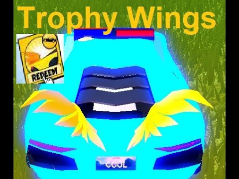 Roblox Jailbreak unlocking Trophy Wings - YouTube