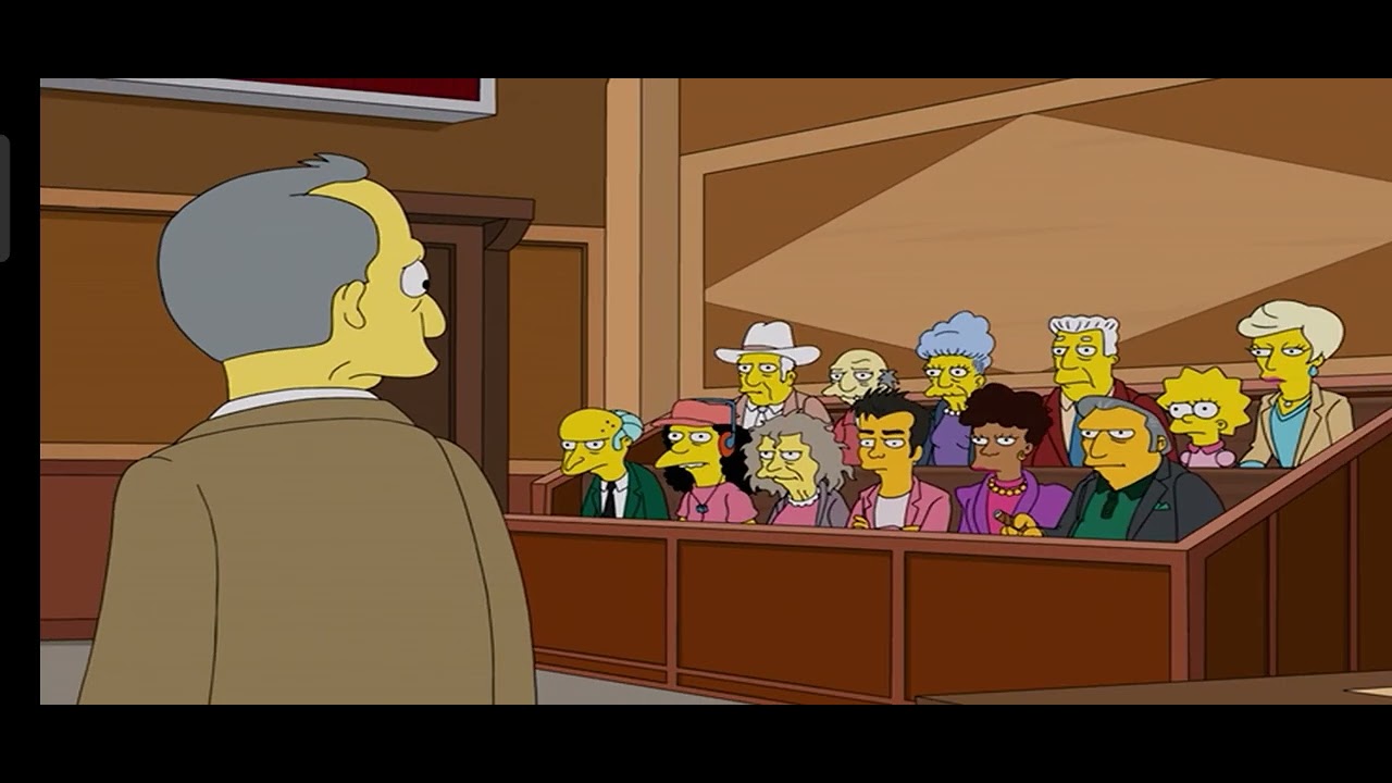 The Simpsons | Lawyer Gil - They're the only two jurors I like - YouTube