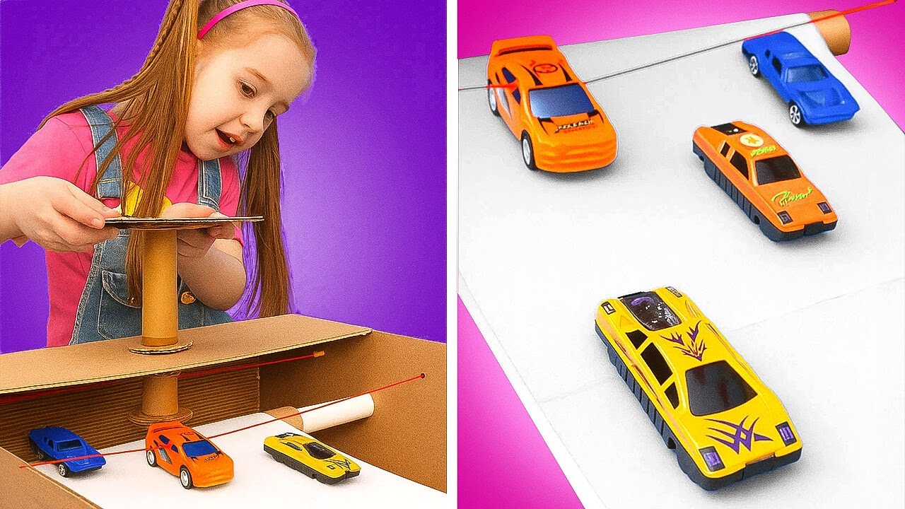 🚗 Vroom Vroom! 🤩 Let’s Play A Car Racing Game At Home! 🏁🎨 - YouTube