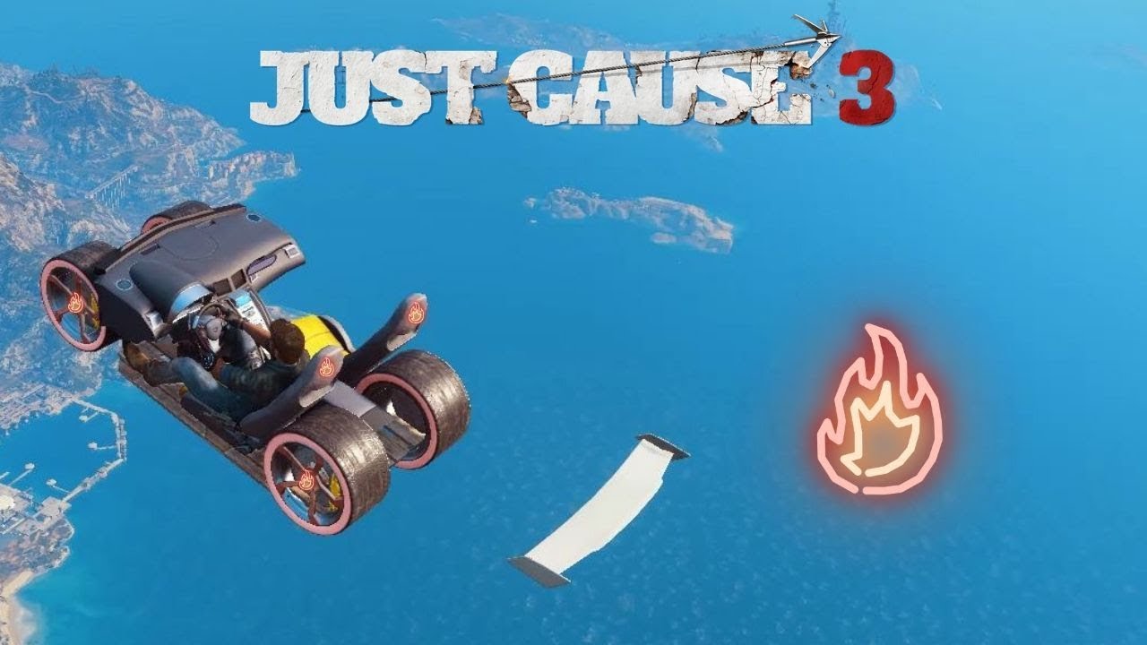 Land the Ghetto go-kart on a train | Just Cause 3 - YouTube