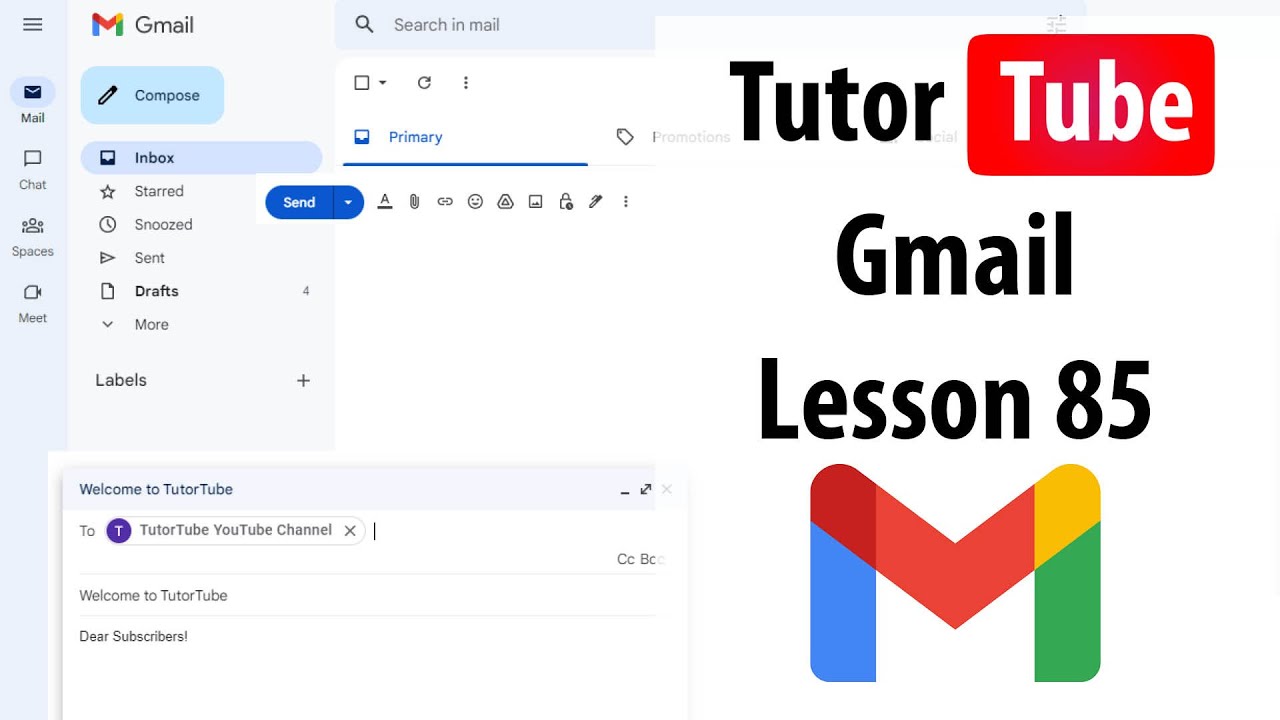 Gmail Tutorial - Lesson 85 - Viewing Gmail in Basic HTML - YouTube