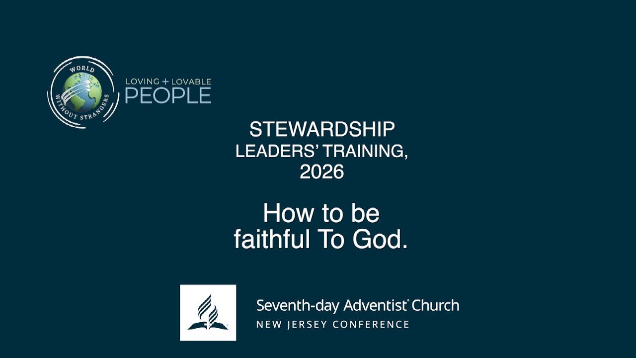 Stewardship Leaders’ Training, 2026 - YouTube