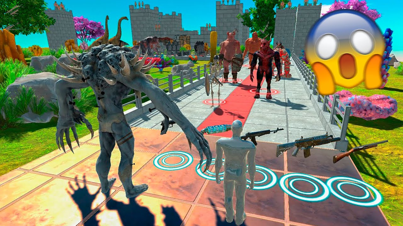 🔥FPS EXTREME SIEGE OF A CASTLE WITH TAME SCOURGE - Animal Revolt Battle ...