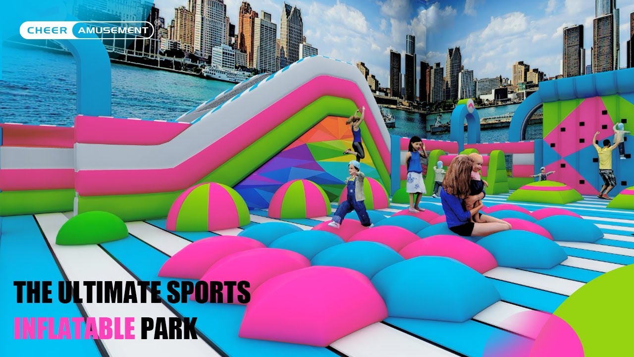 🎈The Ultimate Sports Inflatable Park By Cheer Amusement! 🏰 - YouTube