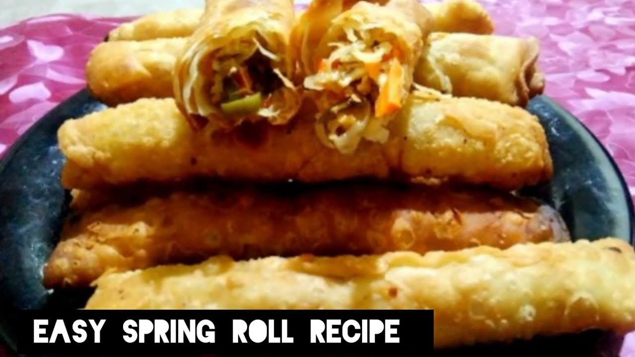 chicken spring rolls, vegetable spring rolls,spring rolls recipe ...