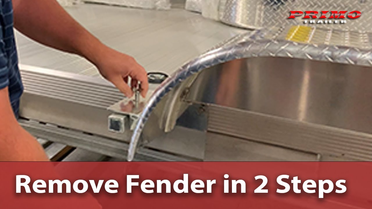 Easily Remove Fenders in 2 Steps | Primo Trailer Gen 3 Updates - YouTube