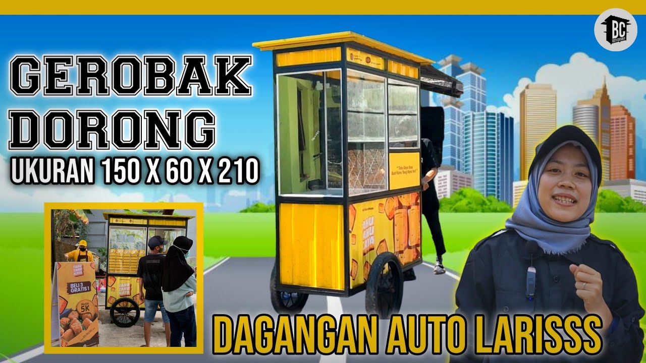 REVIEW ‼️ Gerobak Dorong Untuk Jualan Murah Meriah kwalitas Ciamik ...