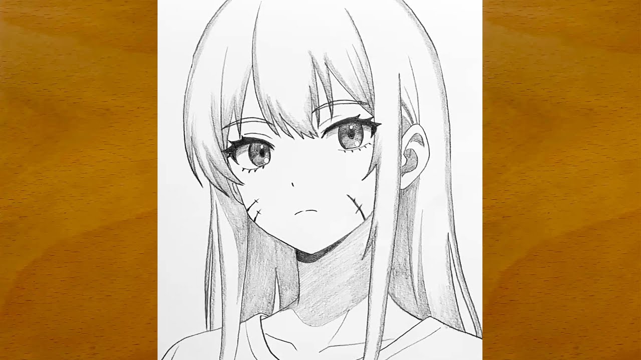 Easy Anime Drawing for Beginners How to Draw a Unique Anime Girl ...