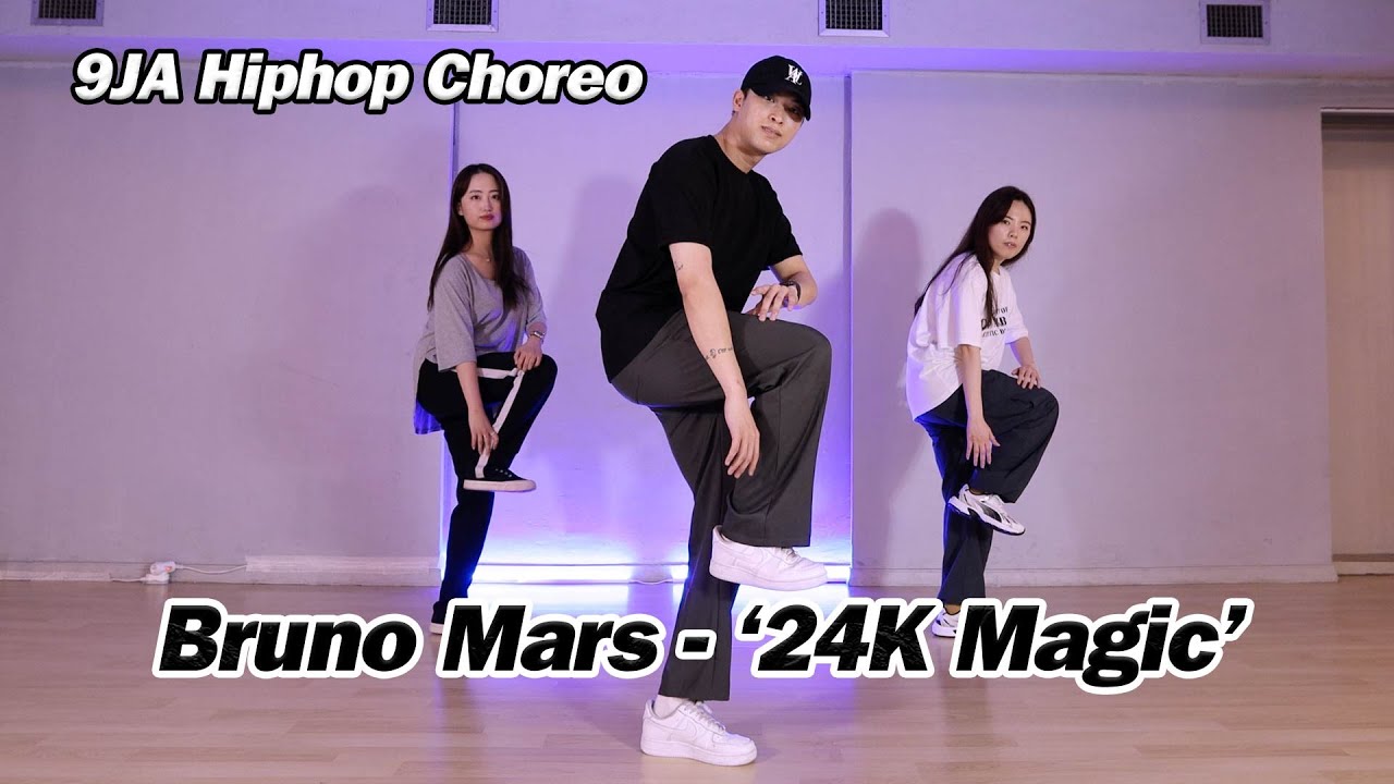 9JA T. Hiphop ChoreoㅣBruno Mars - '24K Magic'ㅣHIPHOP Class Video - YouTube