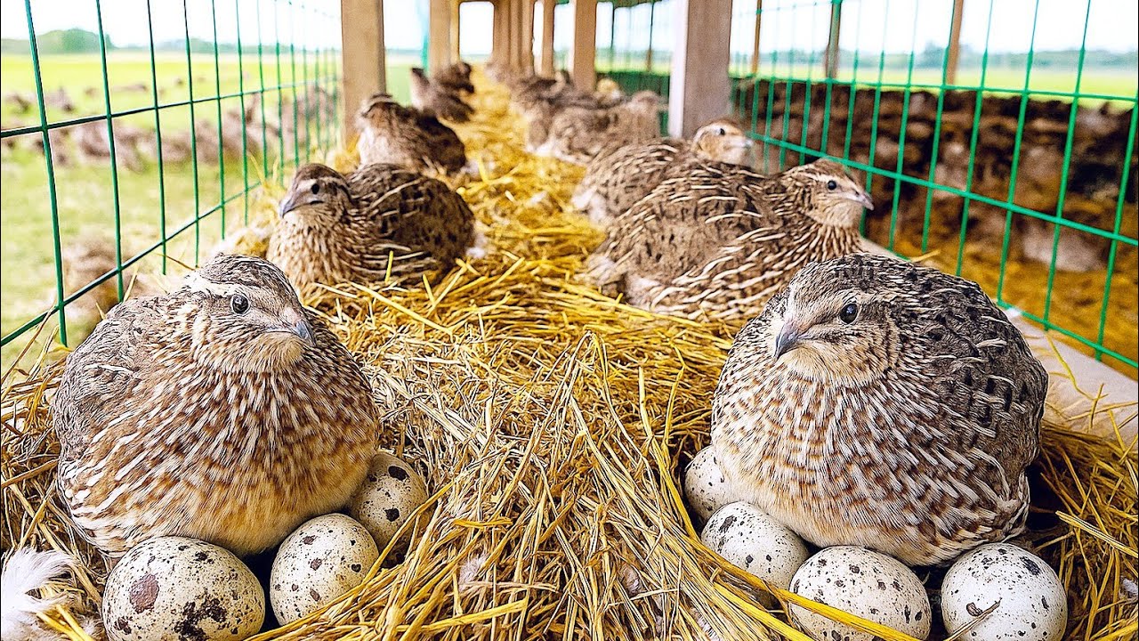 Quails Farming _How to raise Quail for eggs meat every day_ How quails ...