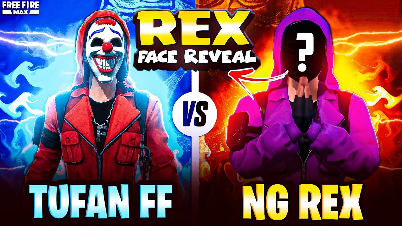 FINALLY REX FACE REVEAL 😲 NG REX VS TUFAN FF 1VS1😱🔥 - YouTube